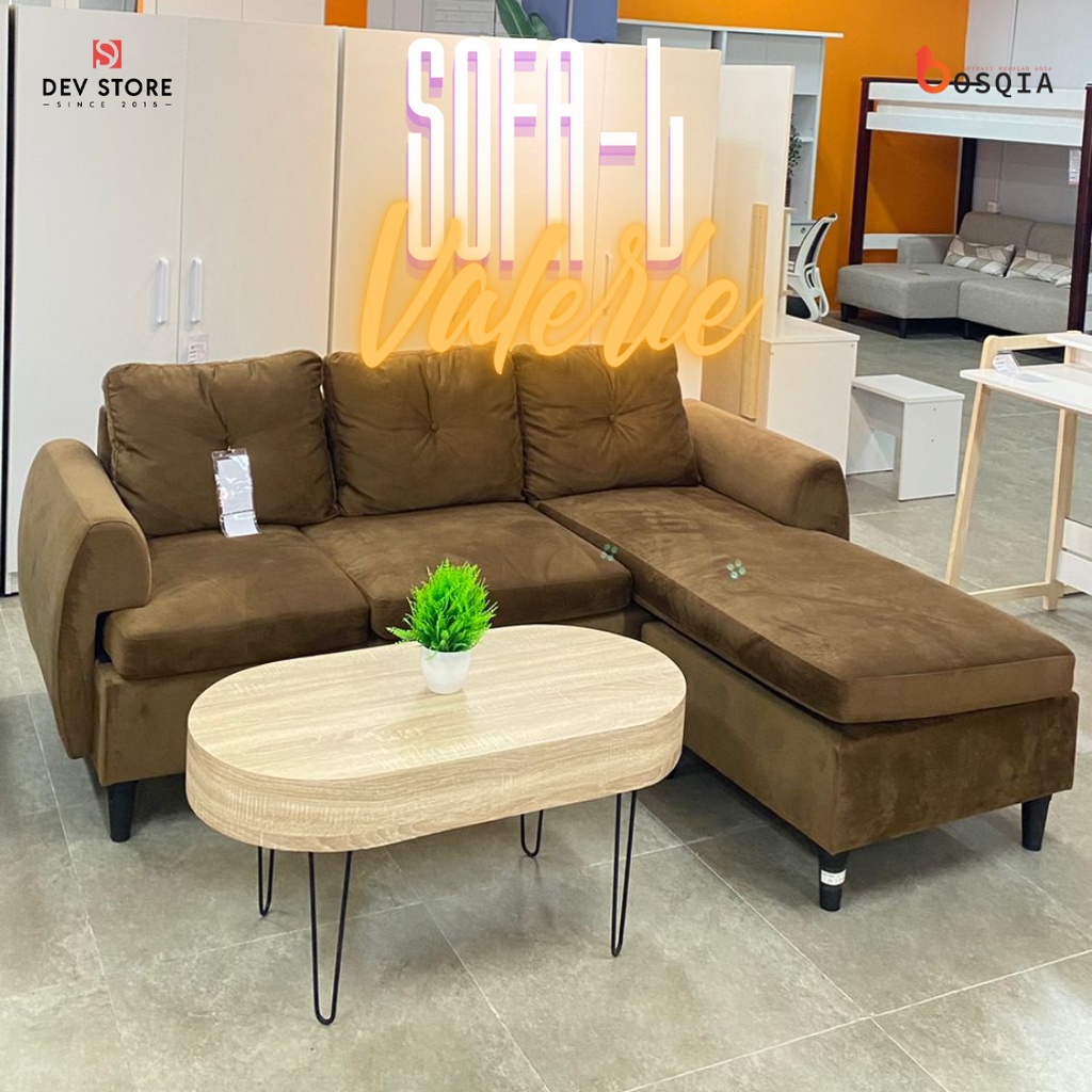 Jual Sofa L / Sofa Minimalis / Sofa Estetik & Elegan / VALERIE | Shopee ...