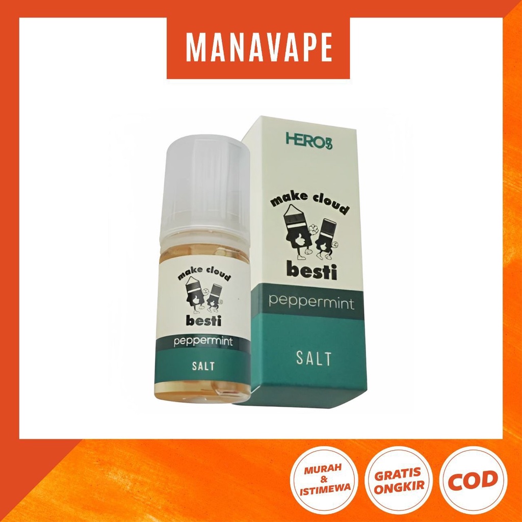 Jual BESTI PEPPERMINT SALT NIC 30ML / 30MG | Shopee Indonesia