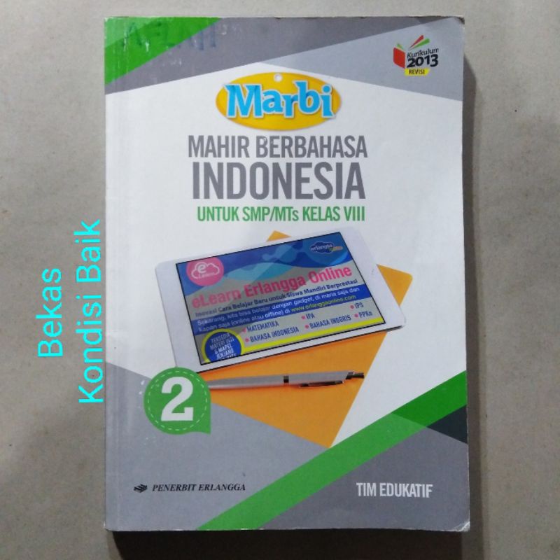 Jual Buku Marbi Mahir Berbahasa Indonesia untuk Smp Mts Kelas Viii 2 8 ...