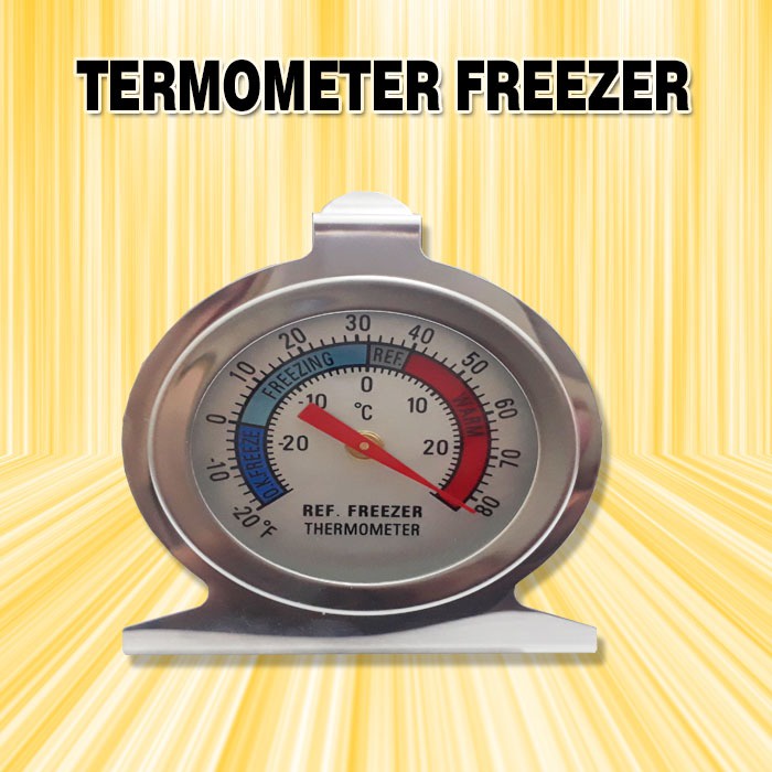 Jual termometer freezer / termometer kulkas pengukur suhu freezer ...
