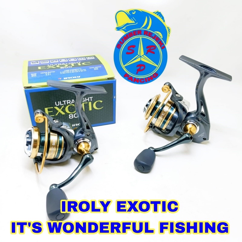 Jual reel iroly exotic 500 800 | Shopee Indonesia