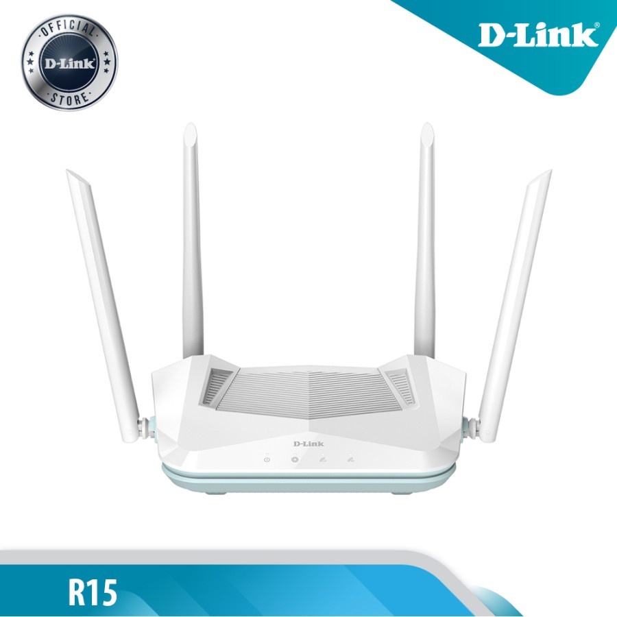 Jual D-Link R15 EAGLE PRO AI WIFI-6 AX1500 Gigabyte Smart Mesh Router ...
