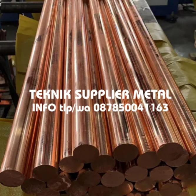 Jual Copper Rod Tembaga 1/2 Inch 1 Meter (Ground Grounding 1/2" " Mtr ...