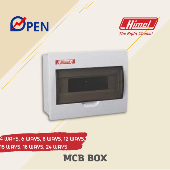 Jual Komponen Listrik Mcb Box 6 Ways, 8 Ways, 12 Ways, 15 Ways, 18 Ways ...