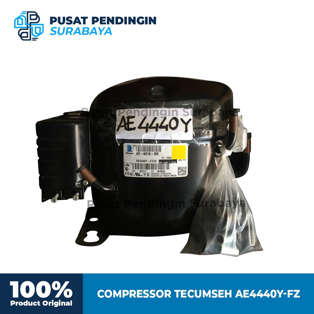 Jual Compressor Tecumseh AE4440Y 1/3PK - Kompresor Tecumseh AE 4440 Y ...