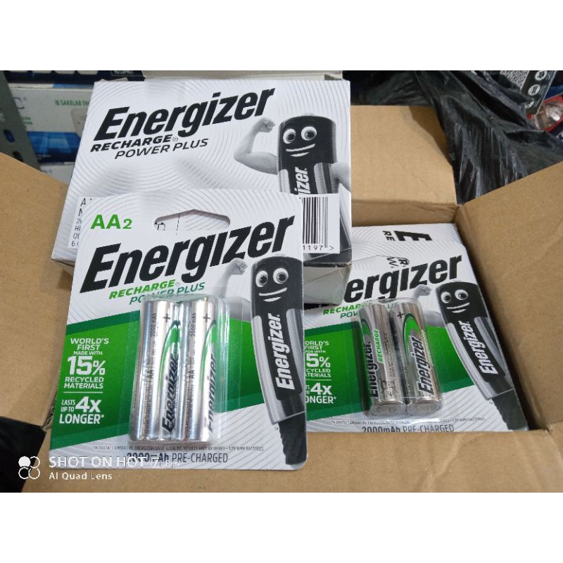 Jual BATERAI AA ENERGIZER RECHARGE 2000mAh | Shopee Indonesia