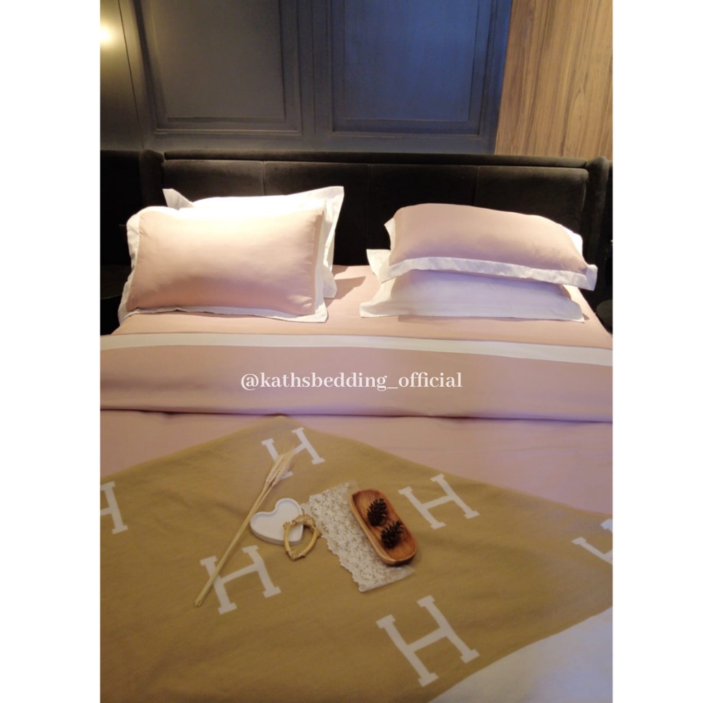 Jual Sprei Korea Model List Grace Line set dengan Bedcover | Shopee ...