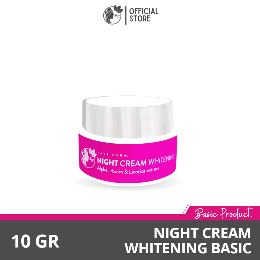 Jual Fast Derm Night Cream Whitening | Shopee Indonesia