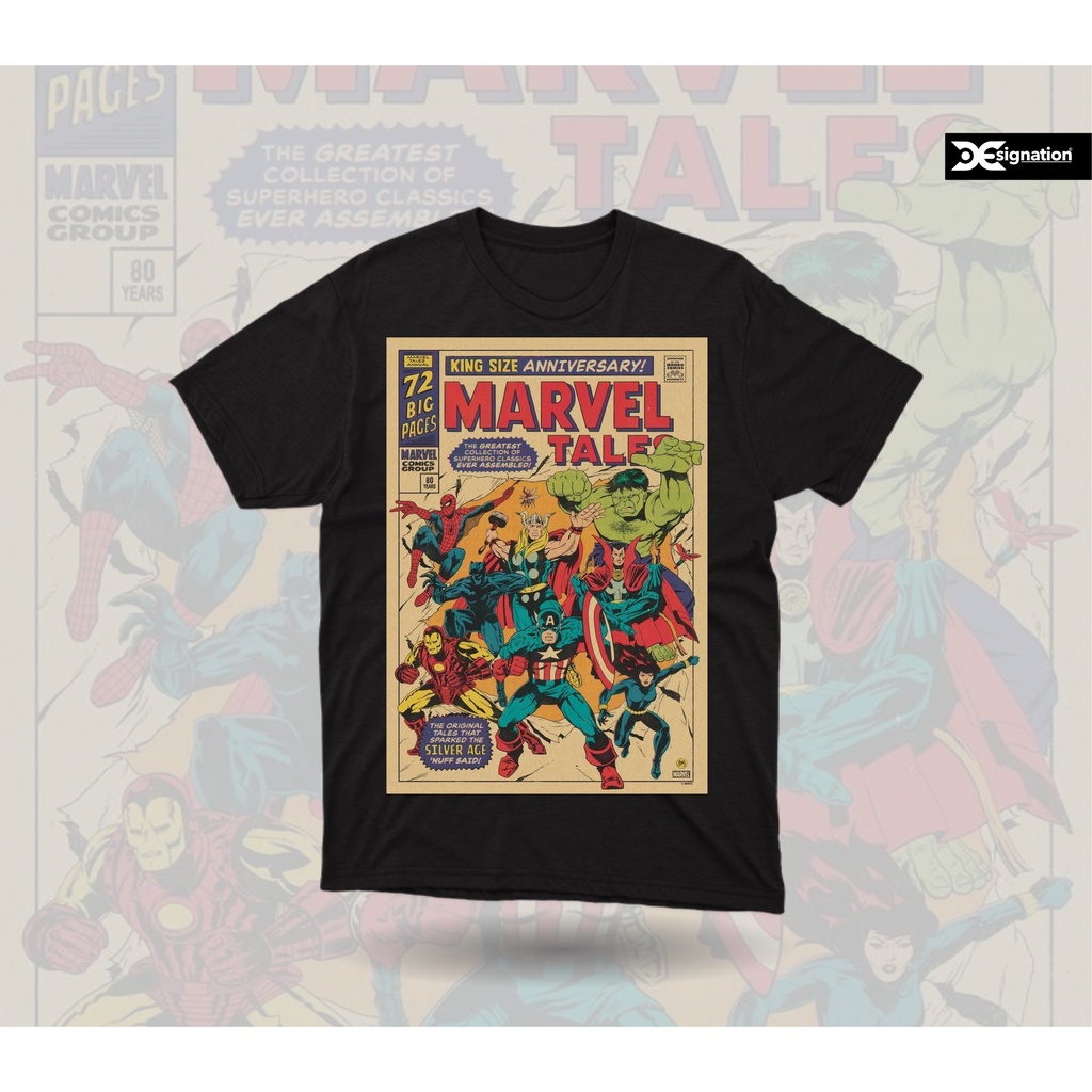 Jual Kaos MARVEL AVENGERS COMICS Premium / TSHIRT Cotton Combed 24s ...