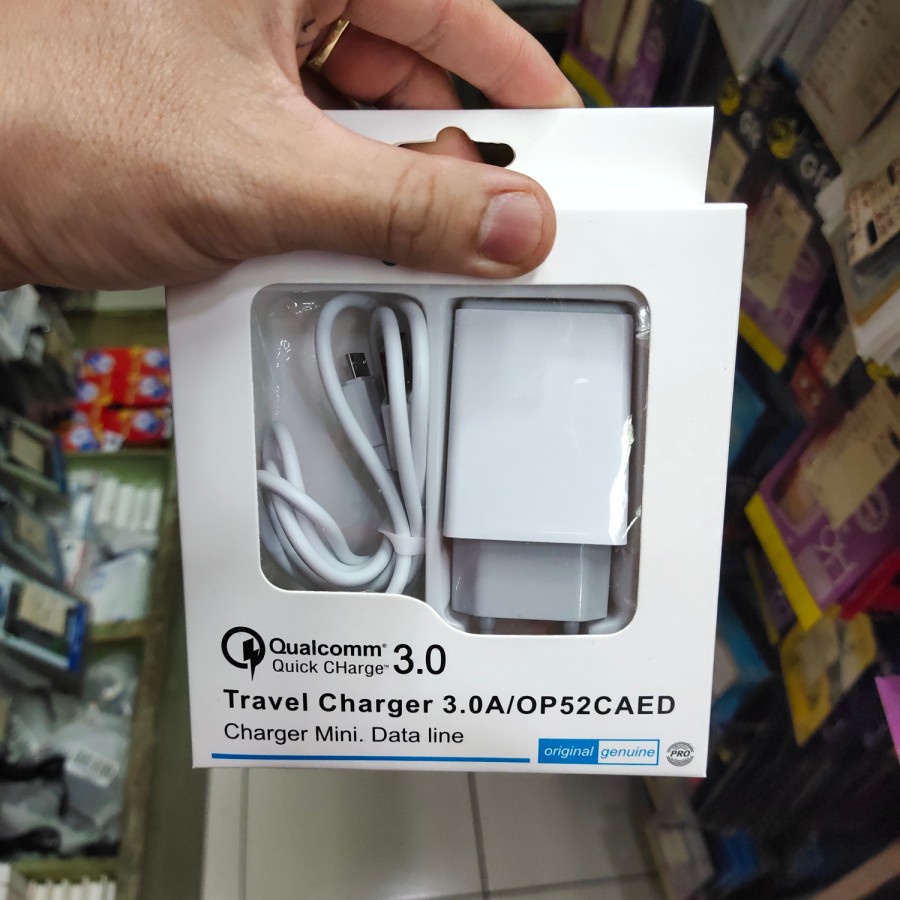 Jual CASAN 1 USB UNIVERSAL + KABEL MICRO USB QUALCOMM 3.0 MANTUL ...