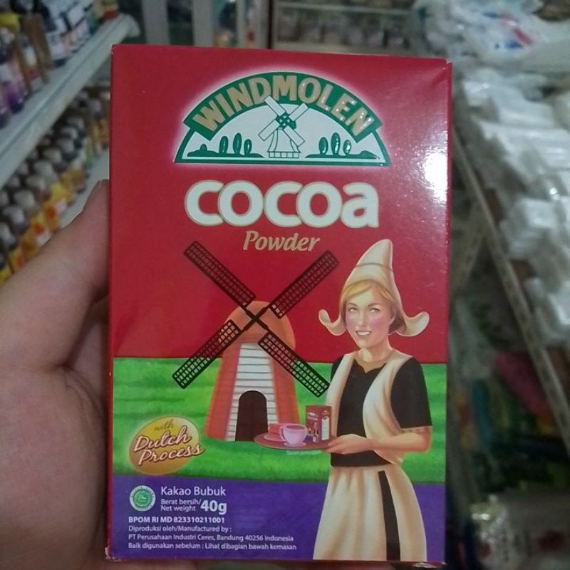 Jual Cocoa powder windmolen 40grm/ coklat bubuk kakao bubuk / cokelat ...