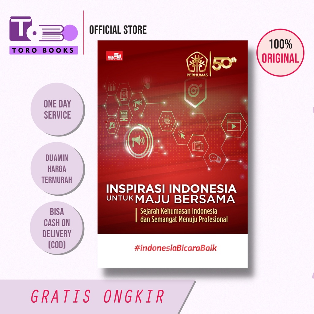 Jual Buku 50 Tahun Perhumas Inspirasi Indonesia Untuk Maju Bersama