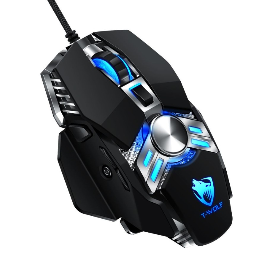 Jual MOUSE GAMING MACRO LED T-WOLF V10 RGB MOUSE GAME TWOLF | Shopee ...