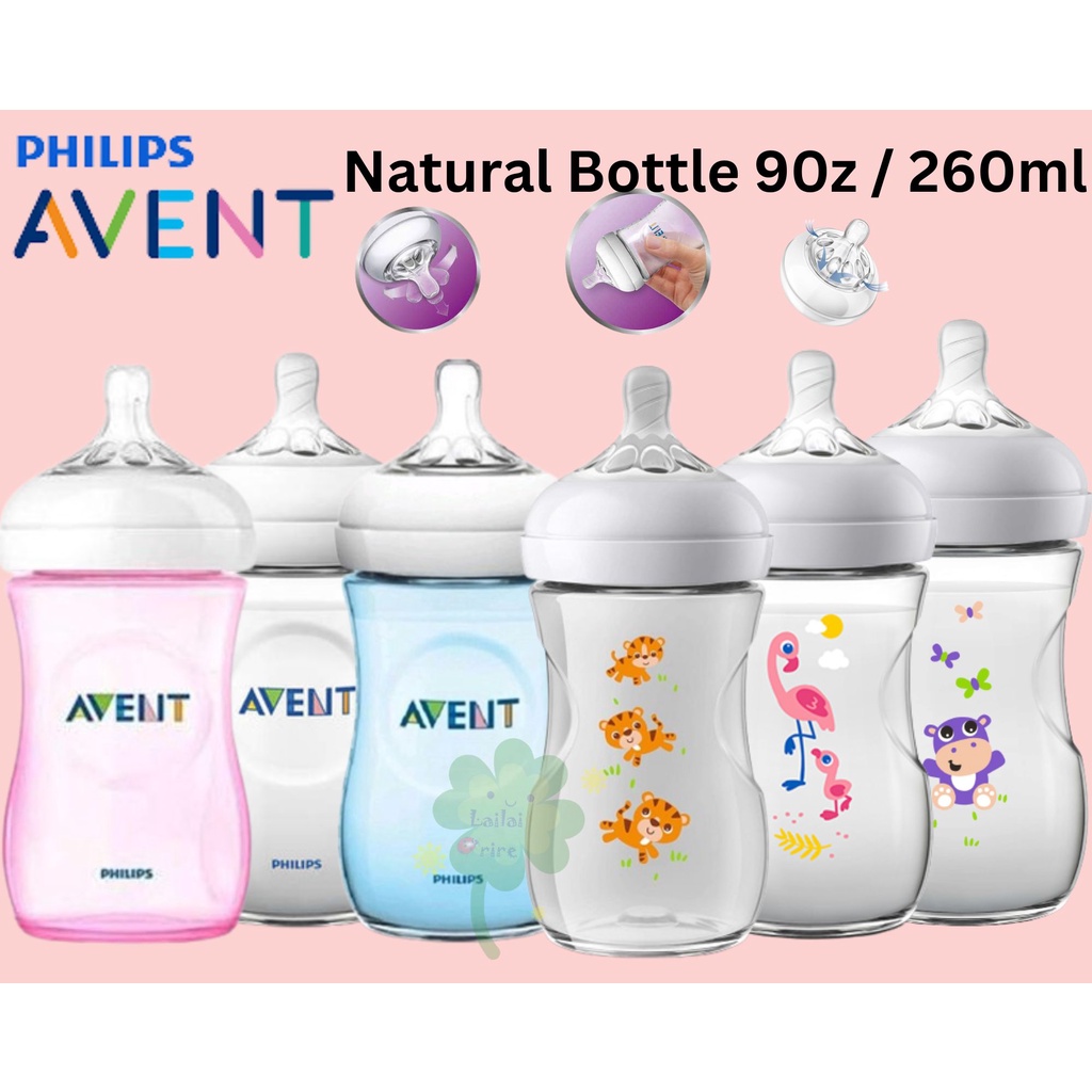 Jual Philips Avent Natural Bottle Twinpack / Single Pack Blue / White ...