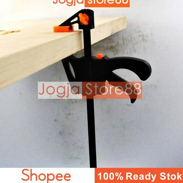 Jual Ready Clamp Penjepit Kayu Mini 6 Inch Black JNC | Shopee Indonesia