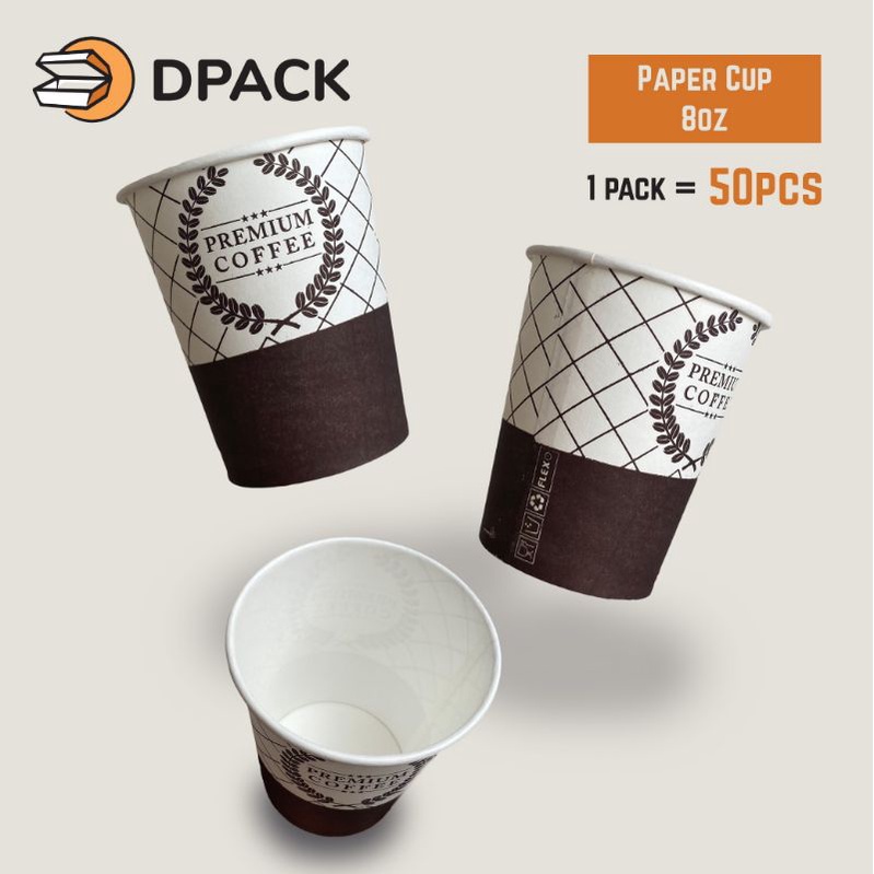 Jual Paper Cup Motif 9oz /Hot Paper Cup / Gelas Kertas Minuman Panas 9 Oz | Shopee Indonesia