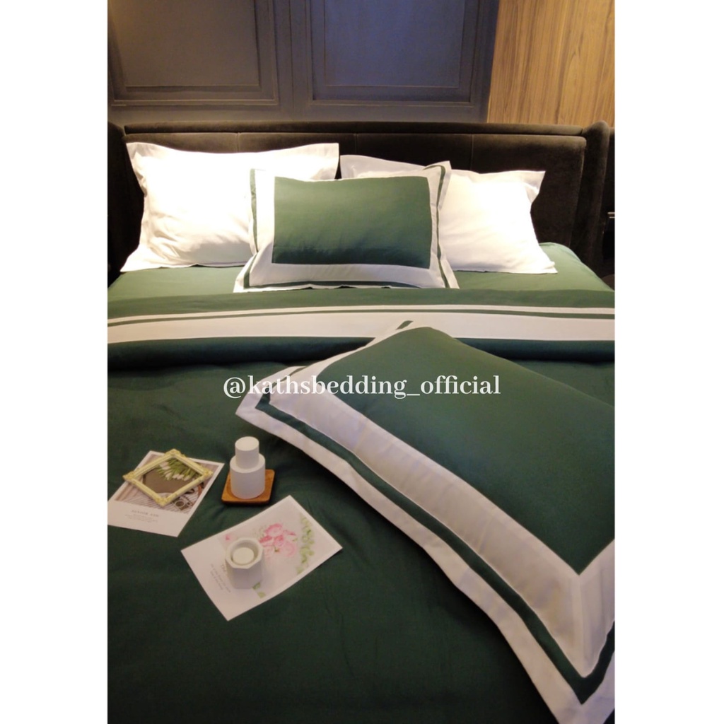 Jual Sprei Korea Model List Agatha Line set tanpa Bedcover | Shopee ...