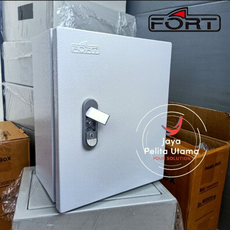 Jual box panel 30x25x15 metal indoor full 1mm pabrikan merk fort ...
