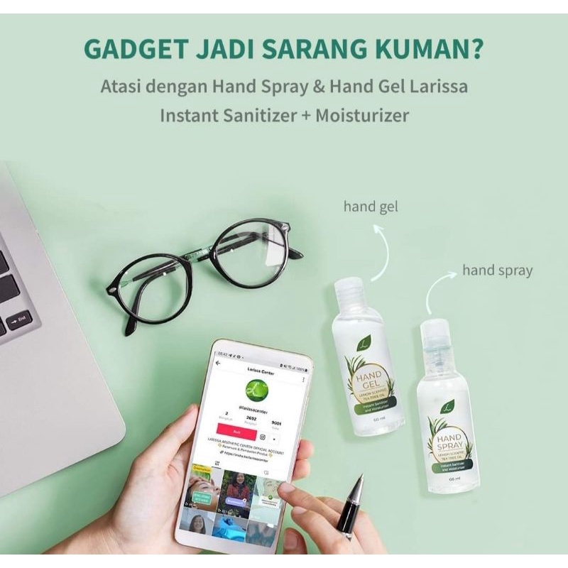 Jual Larissa Hand Sanitizer (Hand Spray/Hand Gel) | Shopee Indonesia