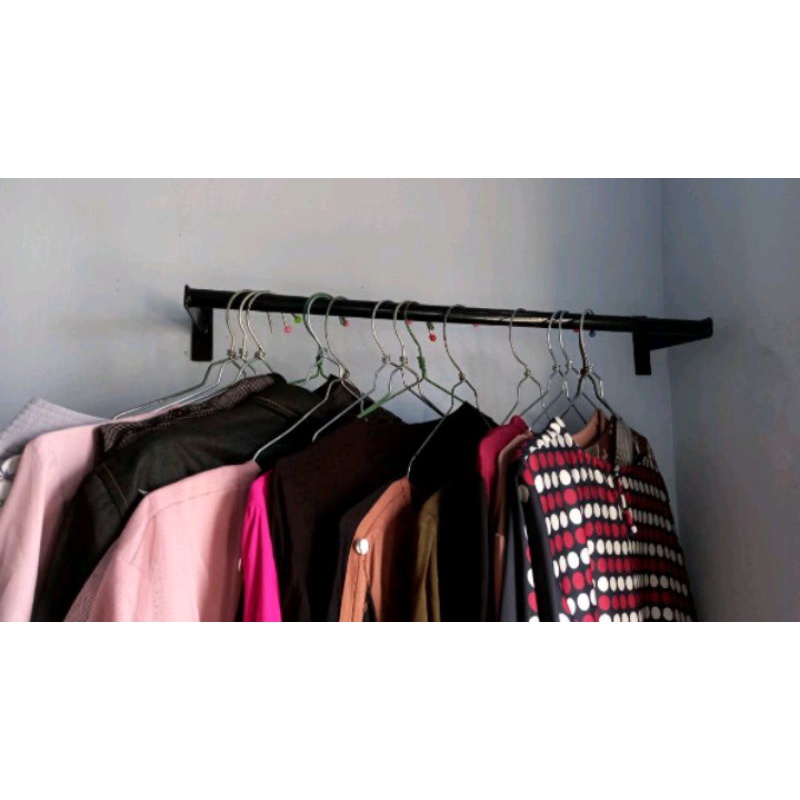 Jual Gantungan Baju Dinding Tempel Castok Gantungan Baju Besi Dinding ...