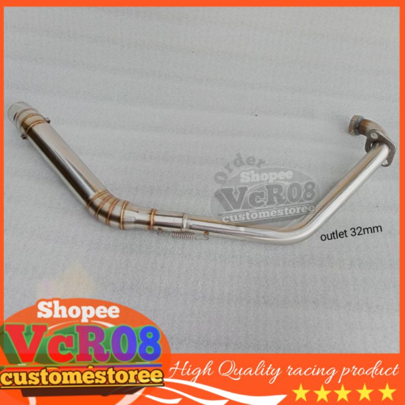 Jual Exhaust pipe yamaha R15 v3 vva new Yzf r15 v1 v2 old manifold 32 ...