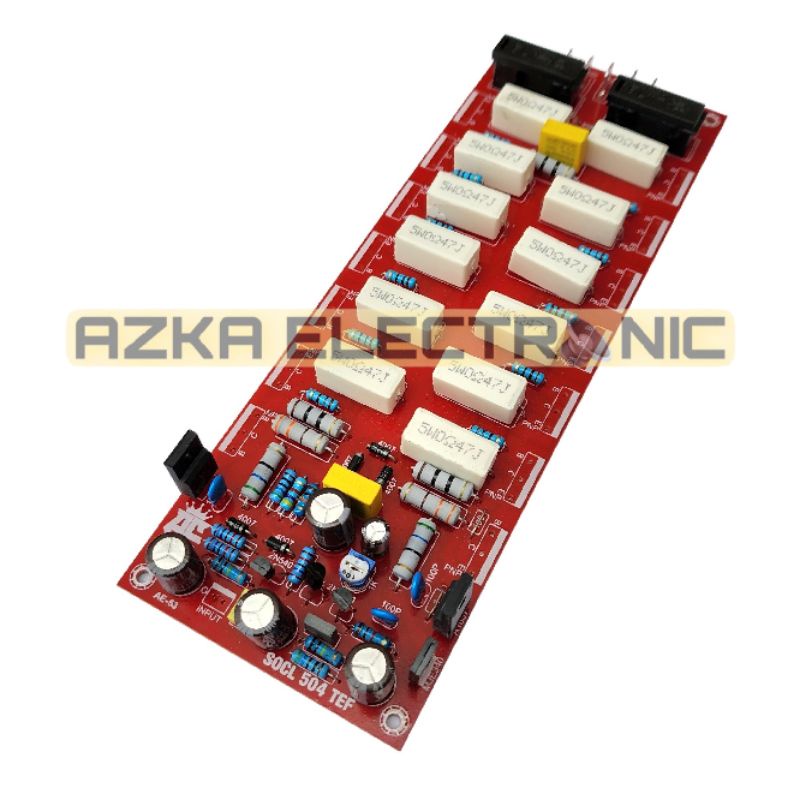 Jual Kit Driver Power Amplifier SOCL 504 TEF Plus PCB TR Final AE-53 ...