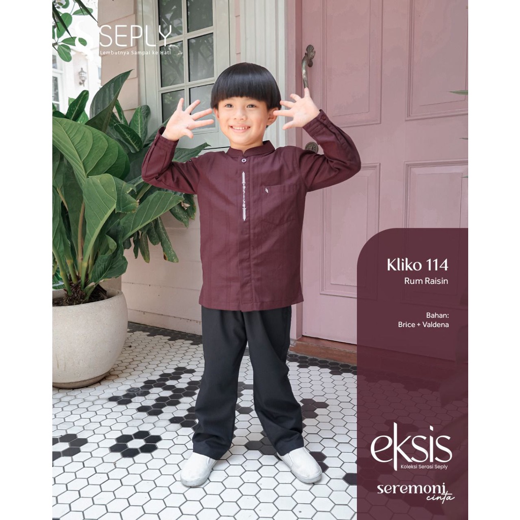 Jual SEPLY Baju Muslim Anak Sarimbit Keluarga EKSIS 191 Rum Raisin ...
