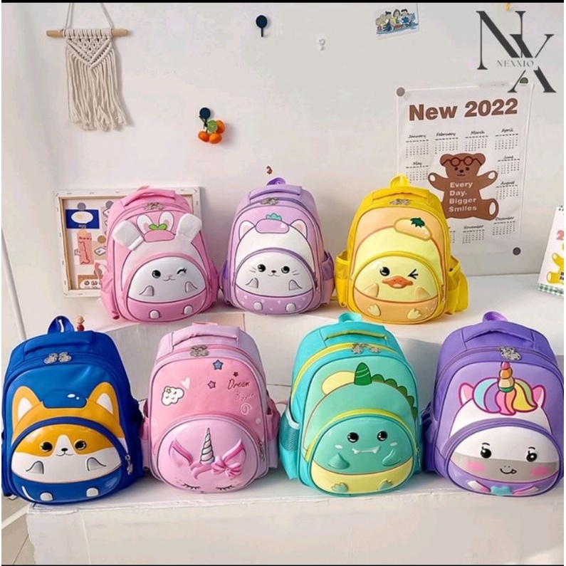 Jual Nexxio Tas Anak Ransel Import / Tas Ransel Punggung Karakter Anak ...