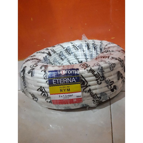 Jual Kabel listrik Eterna NYM 2X1.5 mm | Shopee Indonesia