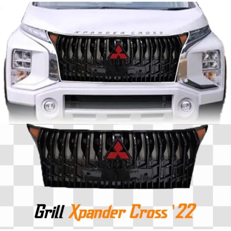 Jual Grill xpander cross 2022 black new | Shopee Indonesia