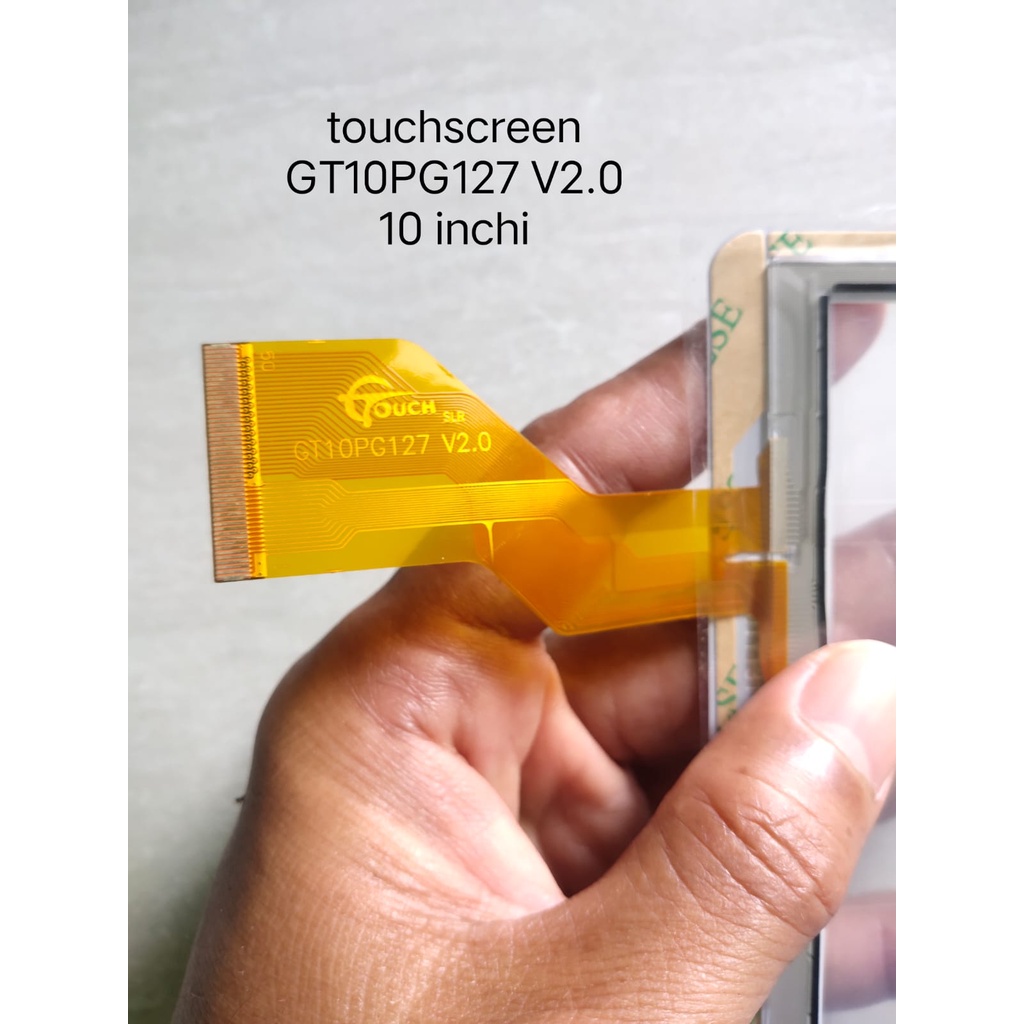 Jual Touchscreen toskrin tablet model ZH960 kode flexible GT10PG127 v2 ...