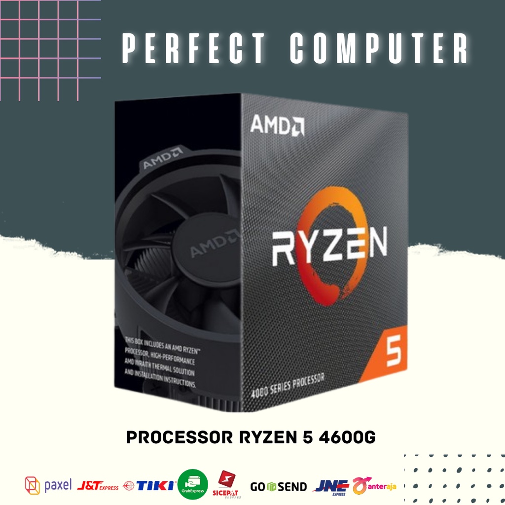 Jual AMD Processor RYZEN 5 4600G BOX with COOLER | Shopee Indonesia