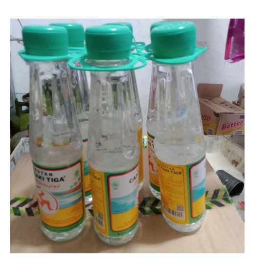 Jual larutan botol cap kaki tiga 200 ml / ISI 6 | Shopee Indonesia