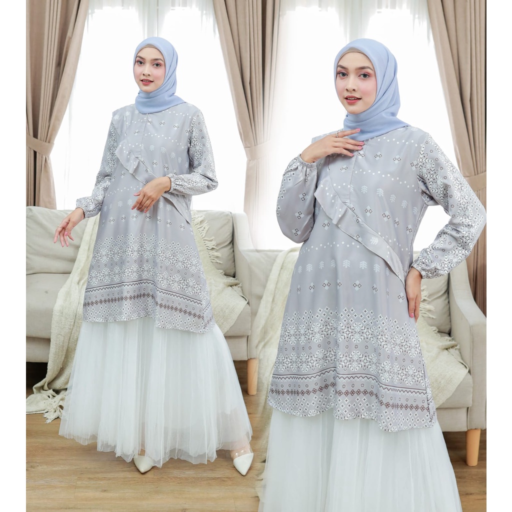 Jual Della Daily SARIMBIT KELUARGA SENIA MAXI FULL MOTIF /FASHION ...