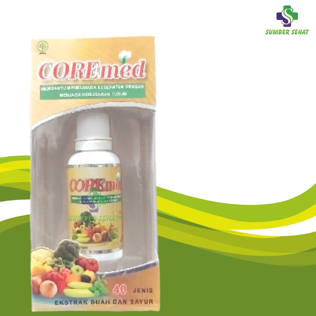 Jual CORE-MED EKSTRAK BUAH DAN SAYUR BOTOL 20 ML | Shopee Indonesia