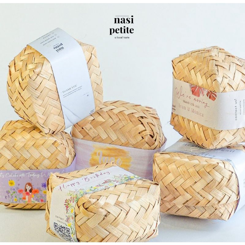 Jual BESEK BAMBU 15X15 per pcs dari semarang/Besek Qurban/kotak nasi ...