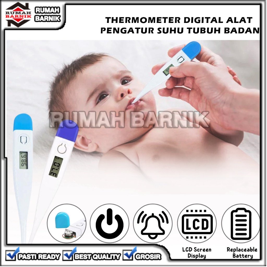 Jual [RB] THERMOMETER TERMOMETER DIGITAL ANAK PENGUKUR SUHU TUBUH BADAN ...