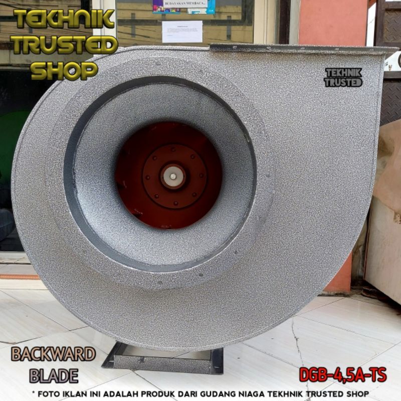 Jual Centrifugal backward dust fan DGB 4,5 ATS 18" 7500w Exhaust hisap ...