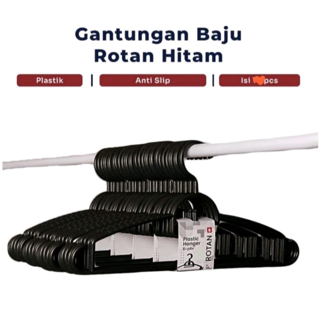 Jual HANGER PLASTIK GOLDEN OX HANGER // GANTUNGAN BAJU PLASTIK DEWASA ...