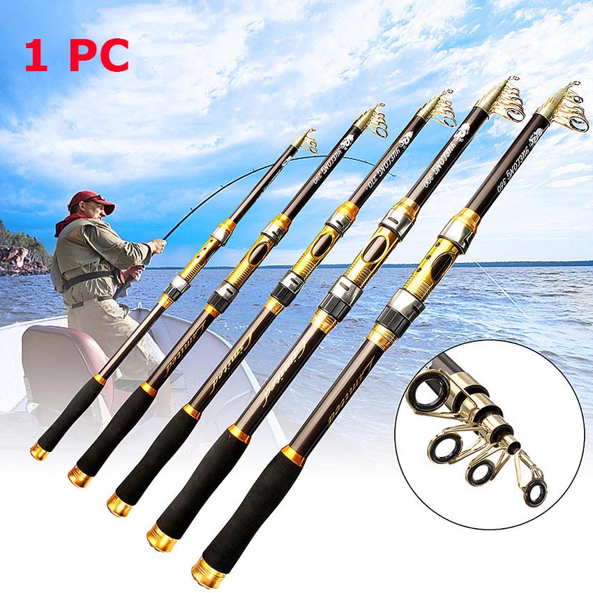Jual 1PC Joran Pancing Ikan Telescopic Carbon Fiber Sea Fishing Rod ...