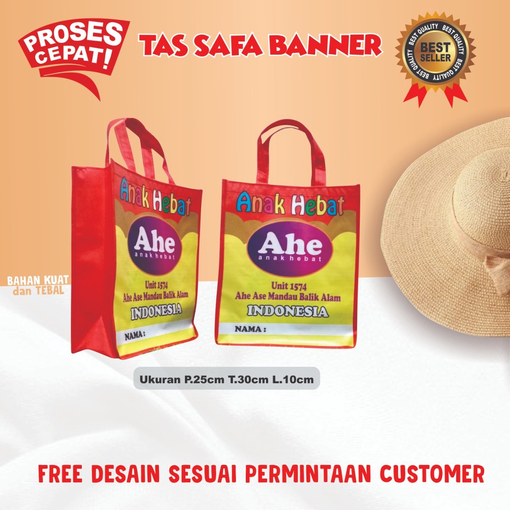 Jual TAS BIMBEL / TAS SAFA PROMOSI / TAS SAFA BANER CUSTOM | Shopee ...