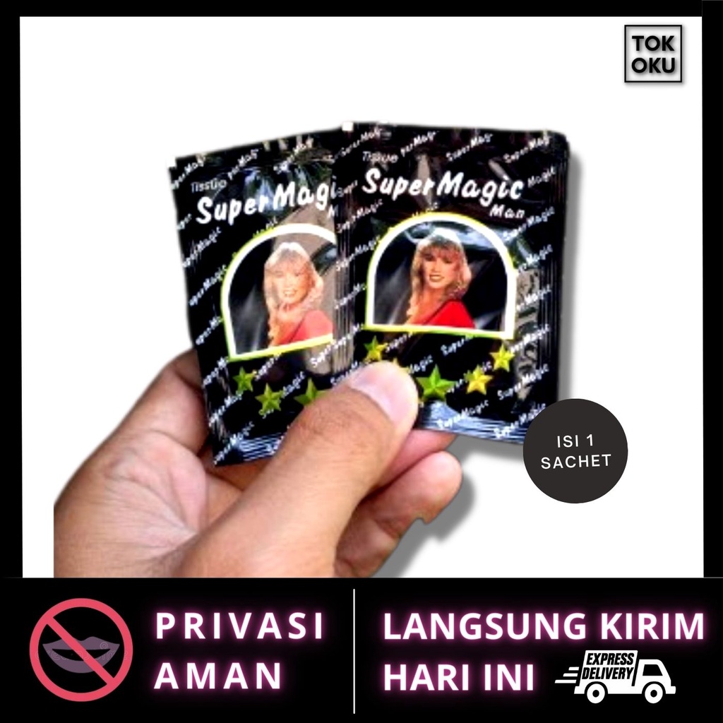 Jual Tissue Magic Super Man Tisu Mejik Megic Majic 1 Sachet Original ...