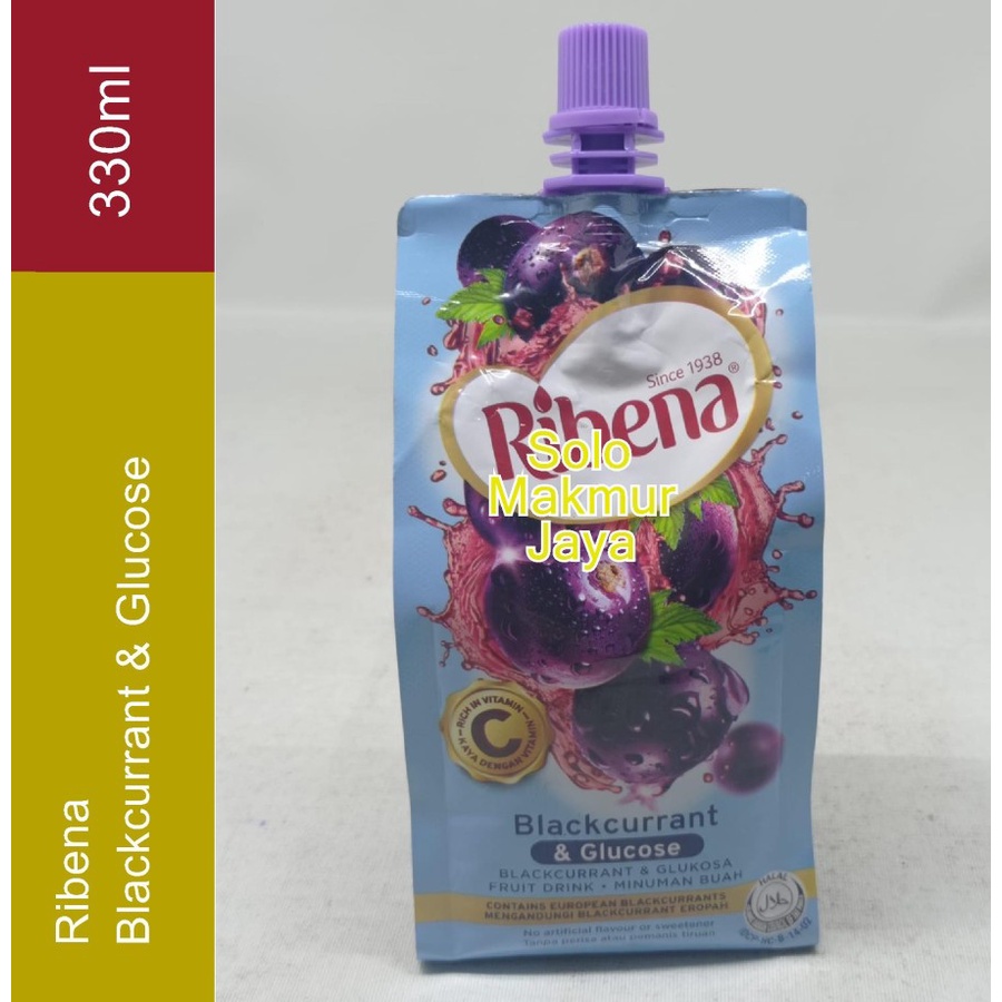 Jual Ribena Blackcurrant & Glucose Drink 330ml 330 ml Minuman Buah ...