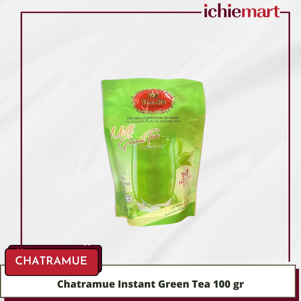 Jual Chatramue Instant Milk Green Tea 100 gr | Shopee Indonesia