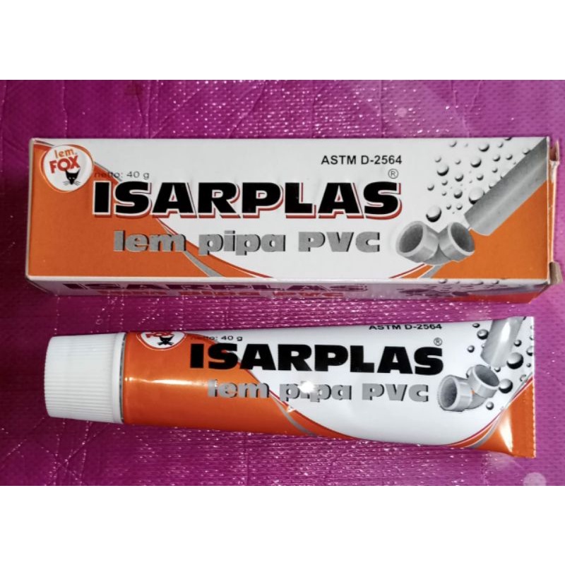 Jual lem pipa super PVC.ISARPLAS tube odol 40g | Shopee Indonesia