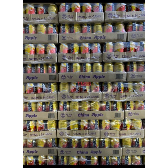 Jual MINUMAN BERKARBONASI RASA APEL/CARBONATED DRINK CHINA APLLE 1 DUS ...