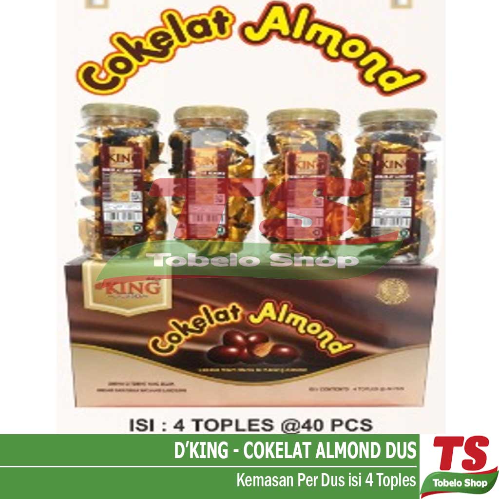 Jual D'KING COKELAT ALMOND (DUS) / COKLAT ALMOND / BONIBOL ALMOND ...