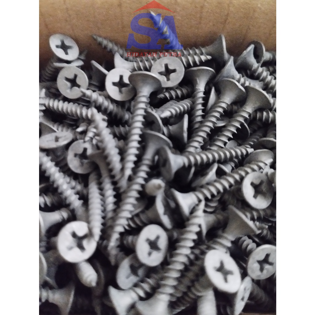 Jual OLS SEKRUP 50pc MUR BAUT SKRUP BAJA GYPSUM GIPSUM BAUT 2cm 3cm 4cm ...