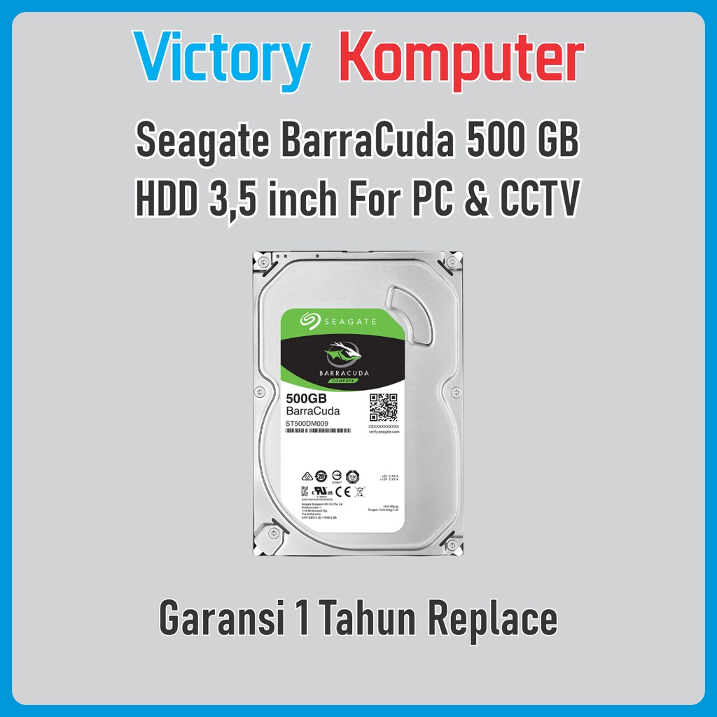 Jual Seagate BarraCuda 500 GB Hard Disk PC 3,5 inch Sata 3 HDD Hardisk ...
