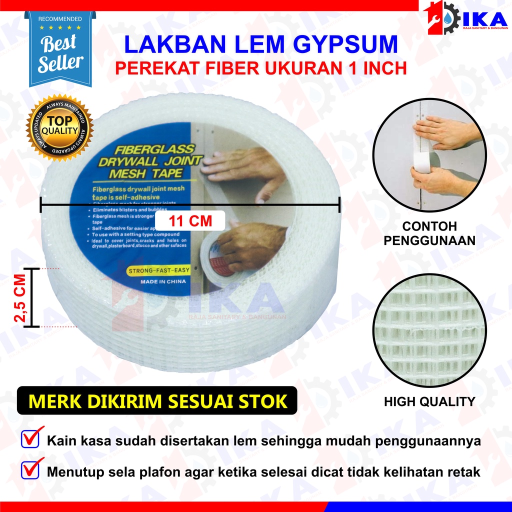 Jual Lakban Perban Solasi Kasa Lem Gypsum Gipsum Fiberglass Tape 3cm x ...